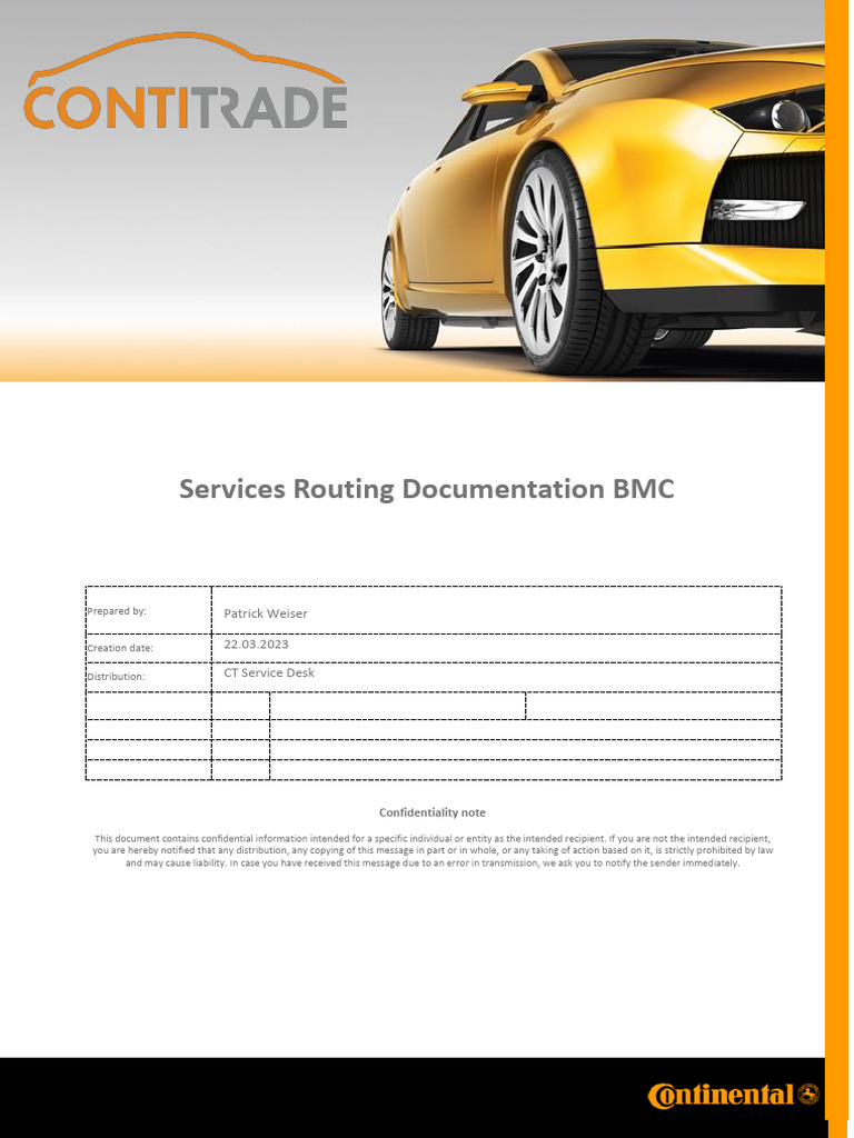 Services Routing Documentation - Release Version | PDF | Electronic ...