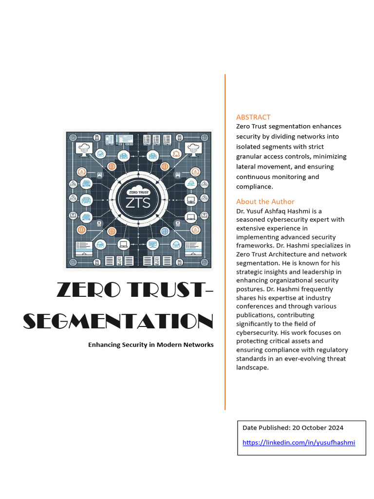 Zero Trust Segmentation | PDF | Security | Computer Security