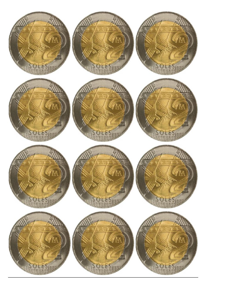 Monedas de 2 Soles y Monedas de 5 Soles | PDF
