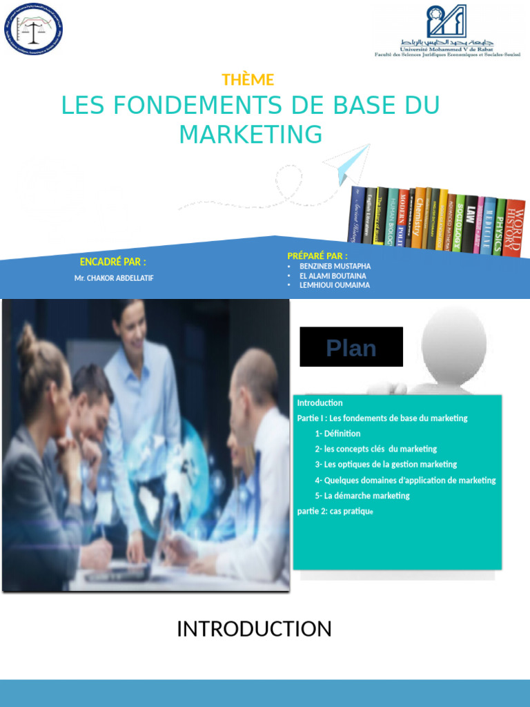 Fondements du Marketing et Cas Marjane | PDF | Commercialisation ...