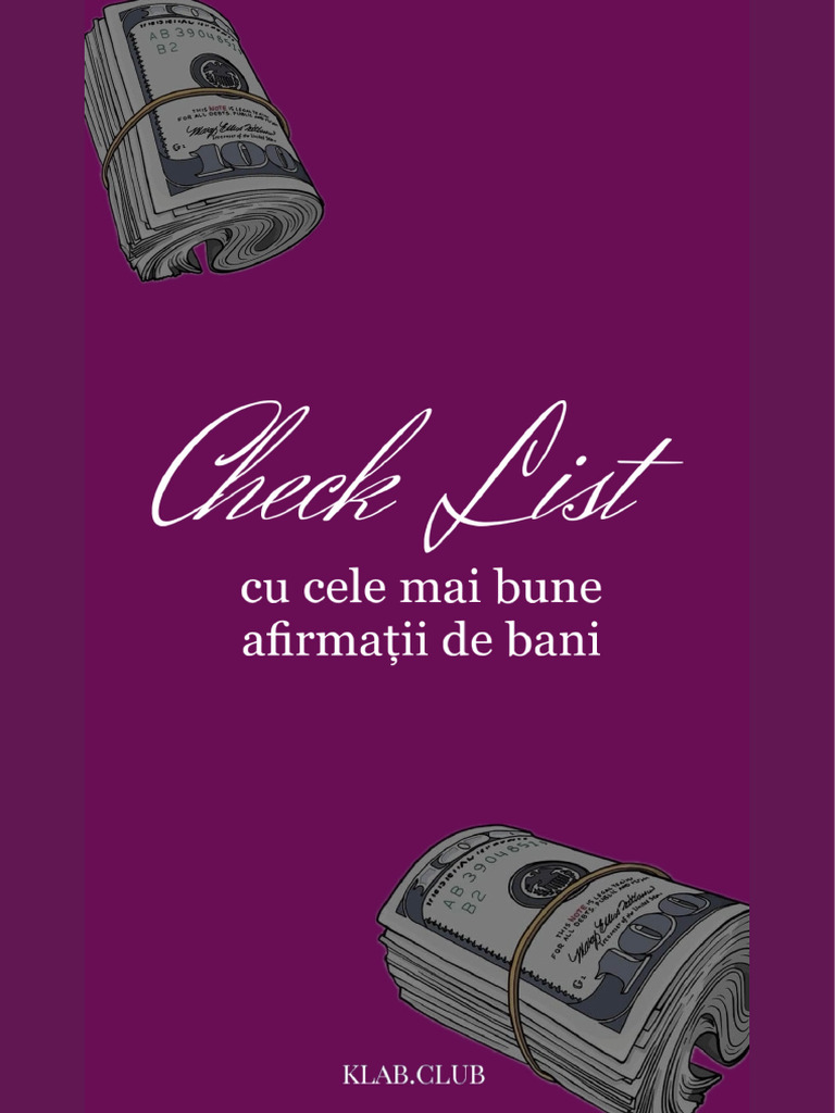 Check List | PDF