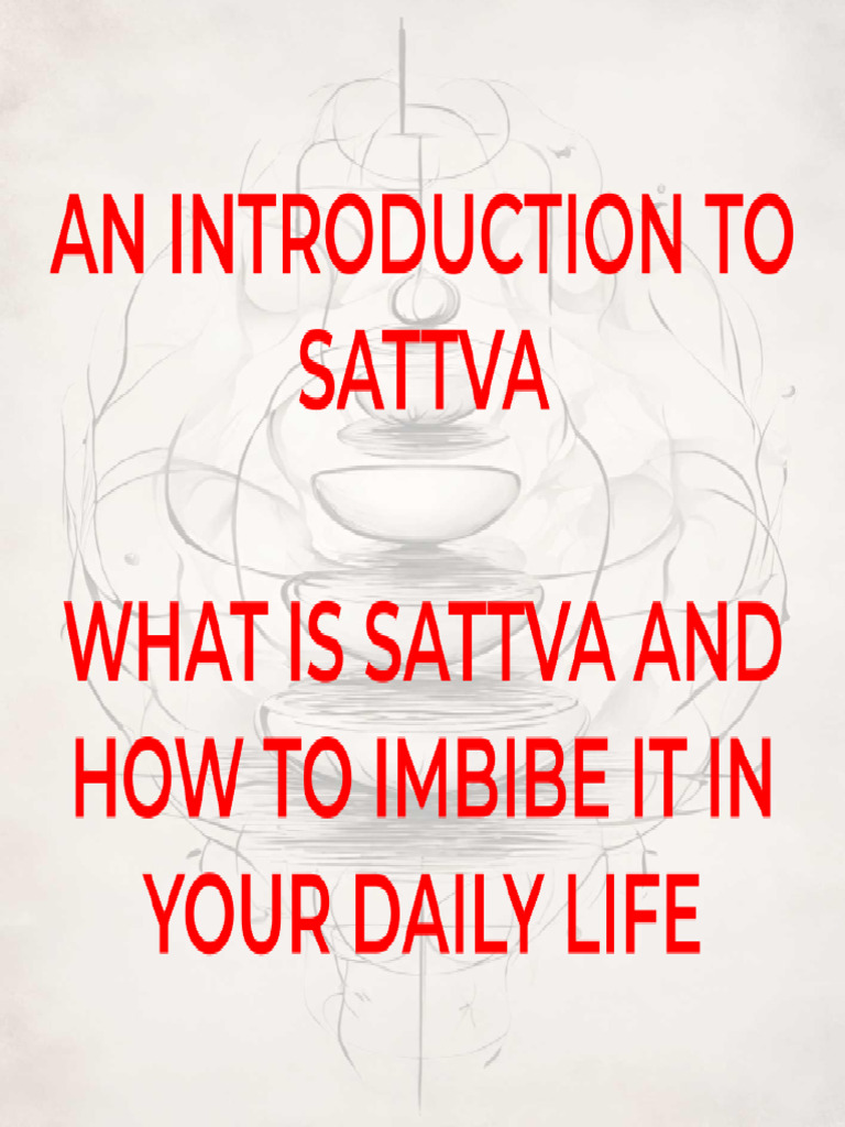 Awakening Sattva: A Guide to Balance | PDF | Bhagavad Gita
