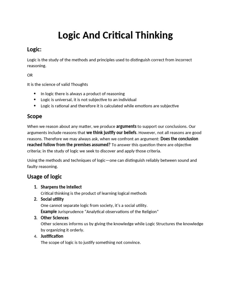 Logic | PDF | Logic | Argument Logic | PDF | Logic | Argument
