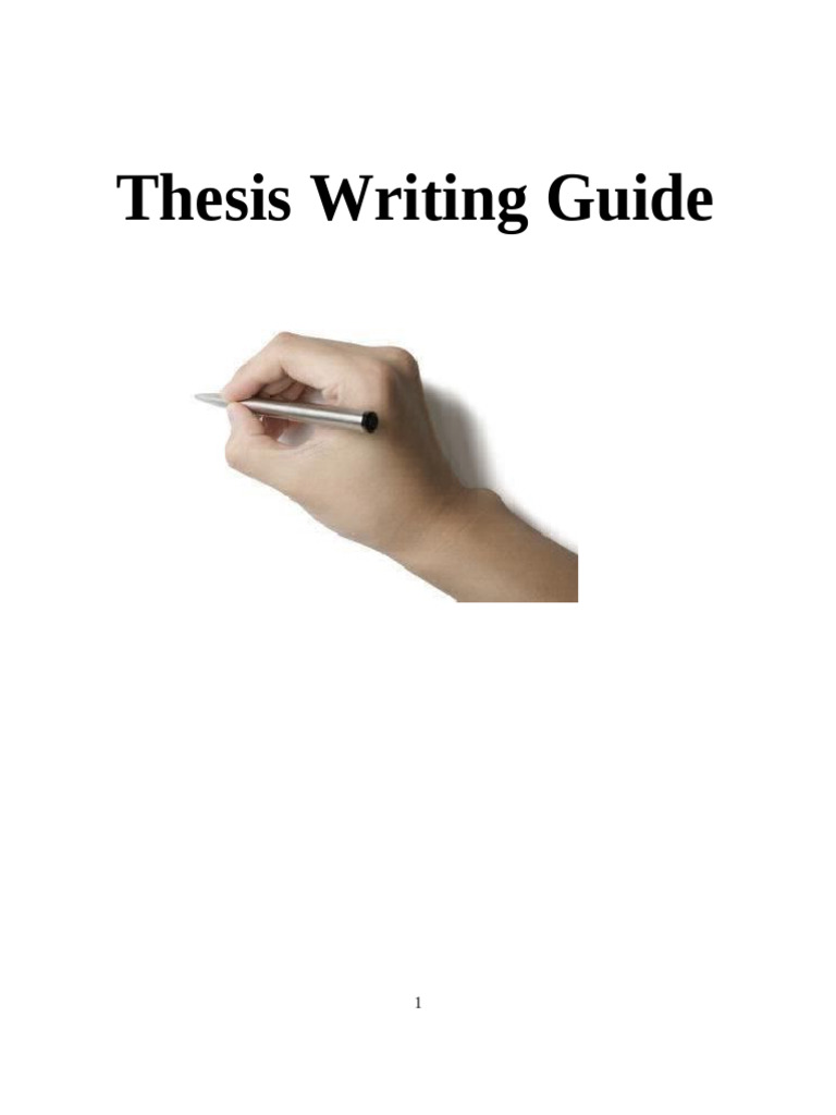 Writing Guide | PDF | Thesis | Apa Style