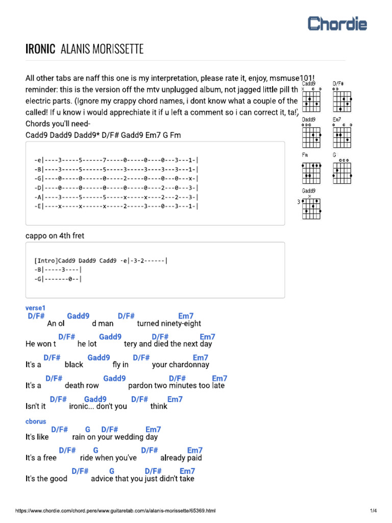Ironic Alanis Morissette | PDF