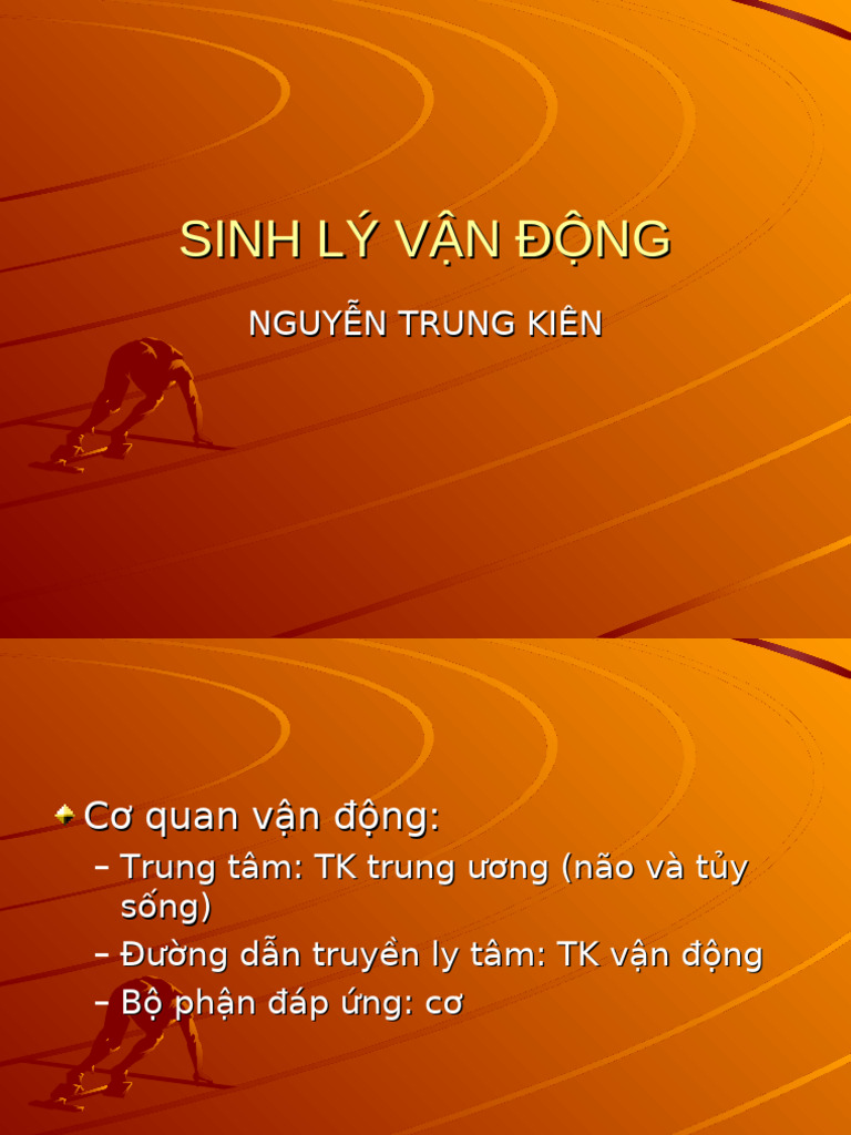 Sinh Ly Van Dong | PDF