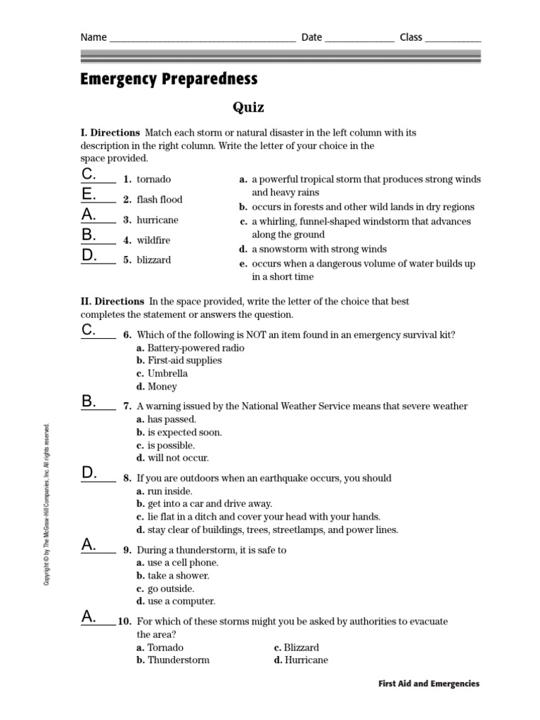 - GH22+27.4+Lesson+Quiz | PDF | Storms | Severe Weather