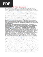 Mulan Plot Summary | PDF