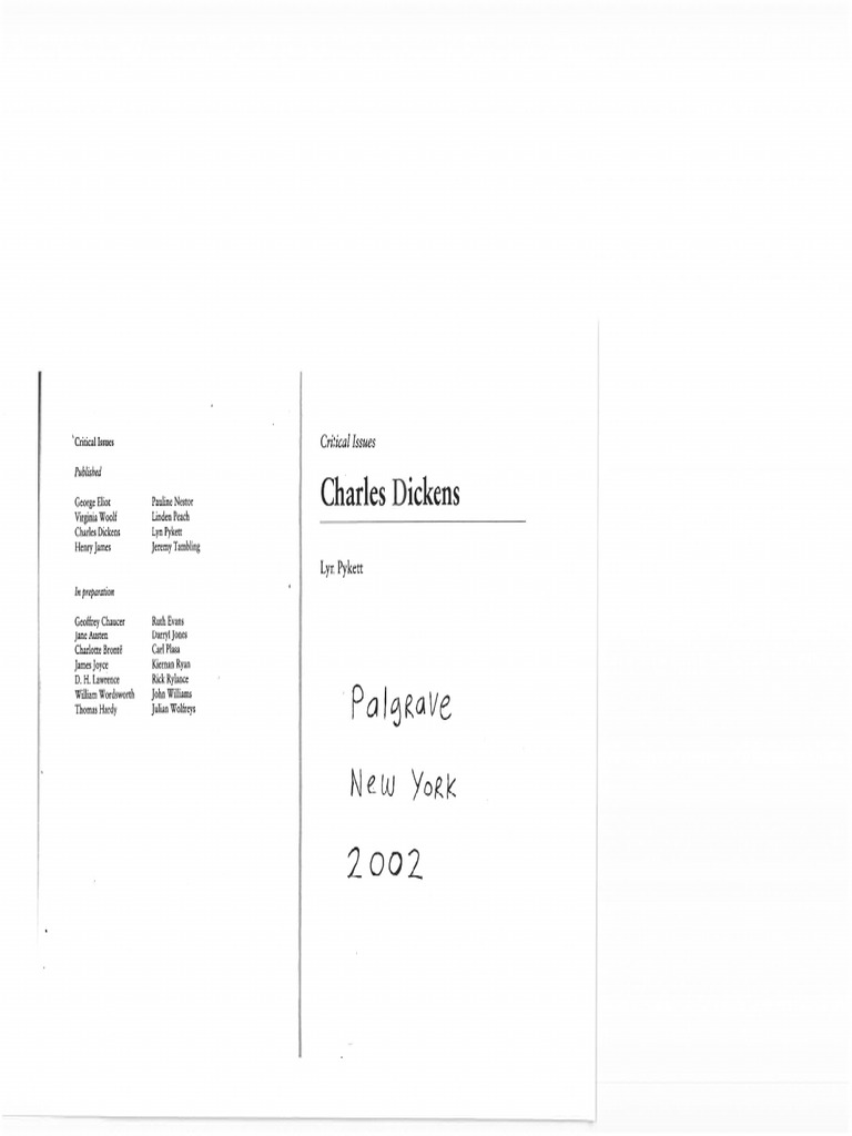 Charles Dickens - Lyn Pykett | PDF