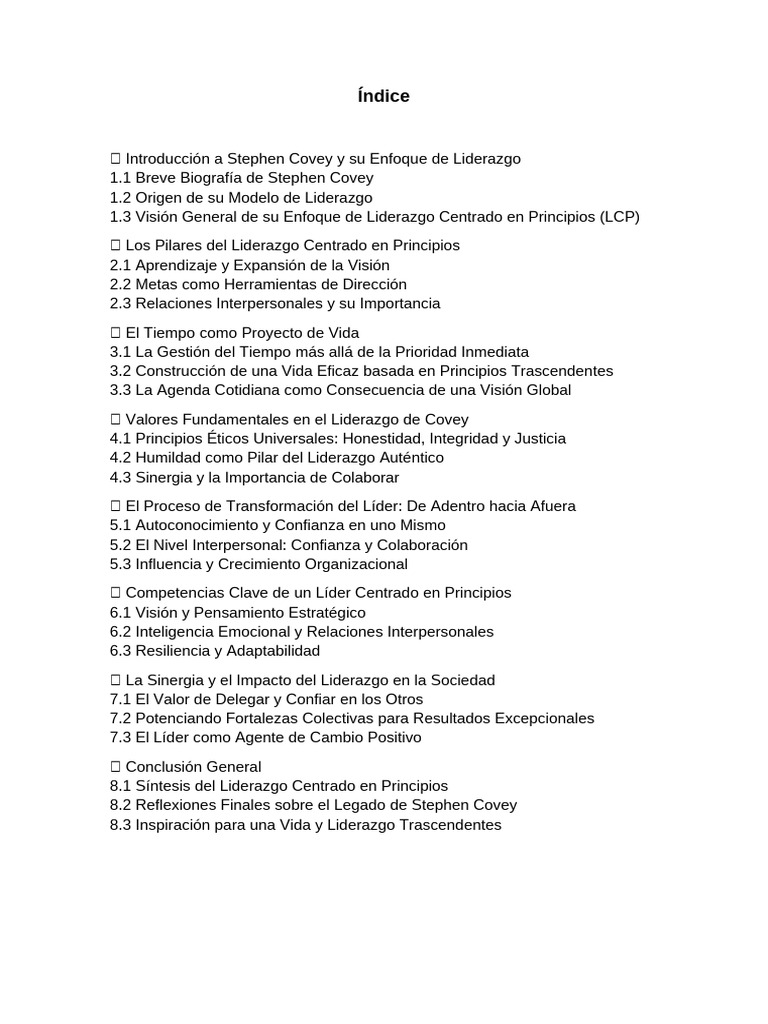 Steven Covey Es Impactante | PDF | Liderazgo | Sustentabilidad