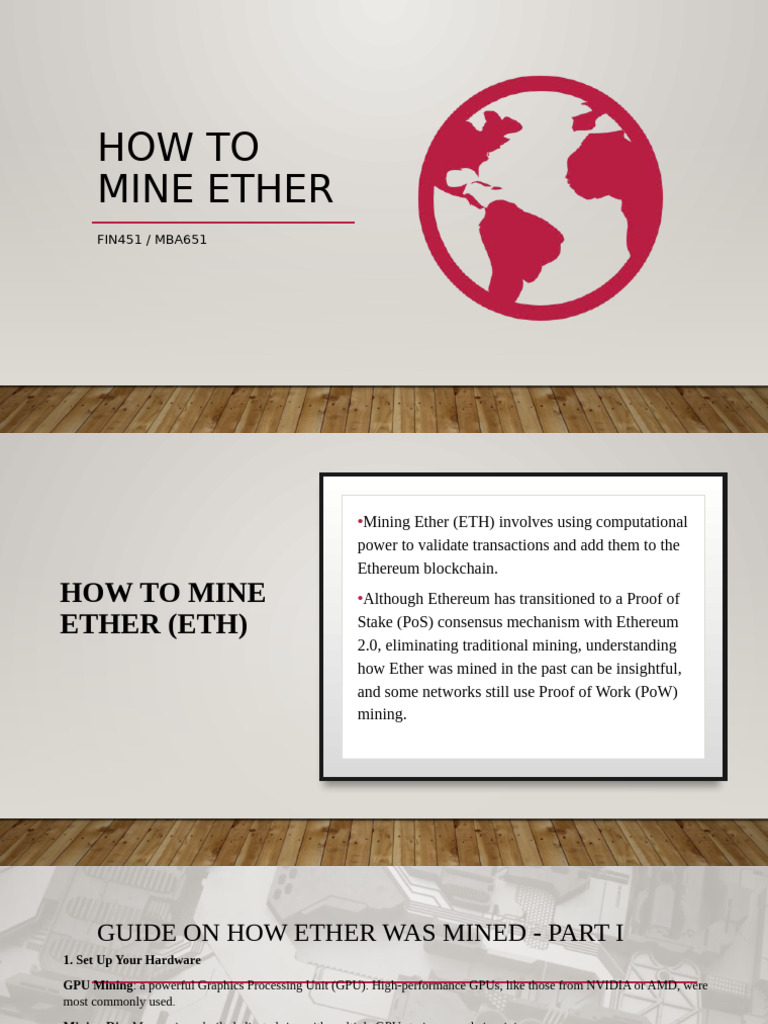 how_to_mine_ether | PDF | Graphics Processing Unit | Computing