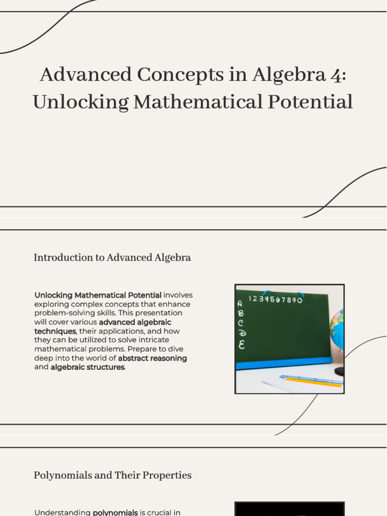 Concepts in Algebra 4 Unlocking Mathematical | PDF