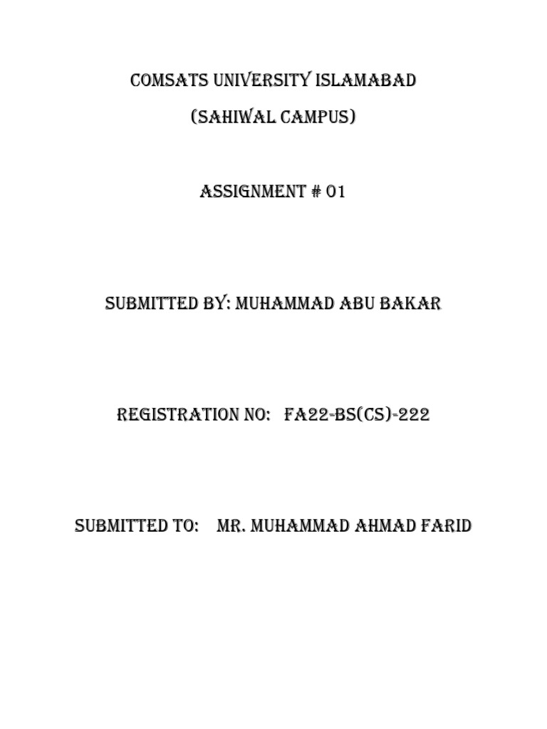 Fa22 Bcs 222 Pdf String Computer Science Computer Programming
