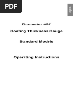 Calibrating the Elcometer 456 Gauge | PDF | Calibration | Accuracy And ...