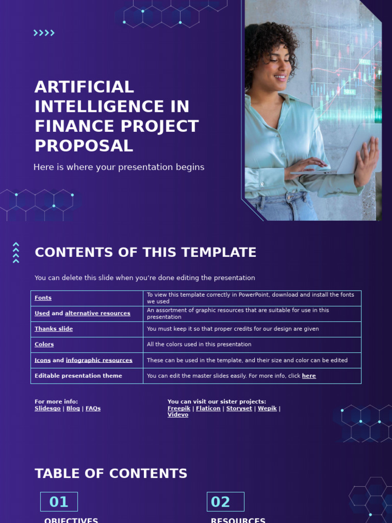 Artificial Intelligence in Finance Project Proposal by Slidesgo | PDF | Expense | Customer ...