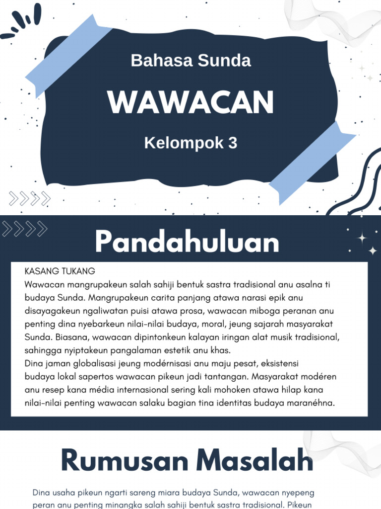Kelompok 3 - Wawacan | PDF