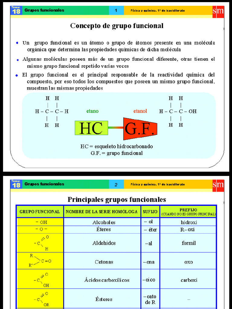 Grupos Funcionales | PDF