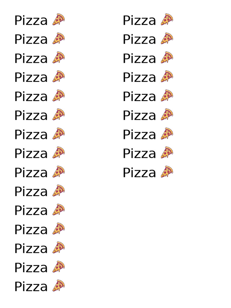 Pizza | PDF