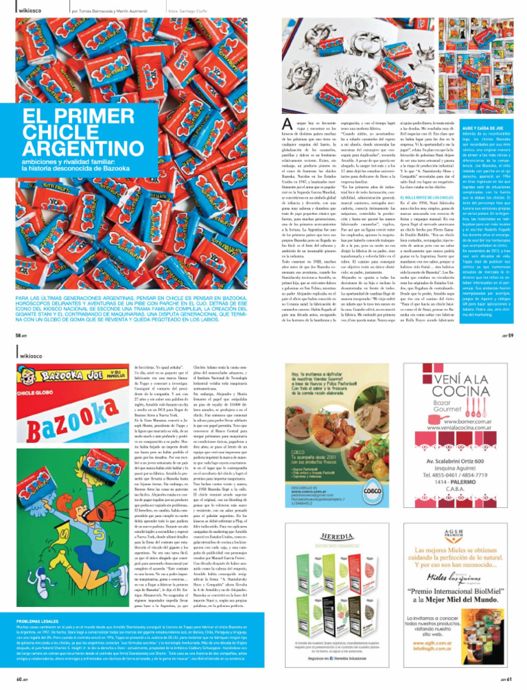 Historia Del Chicle Bazooka - Planeta Joy | PDF