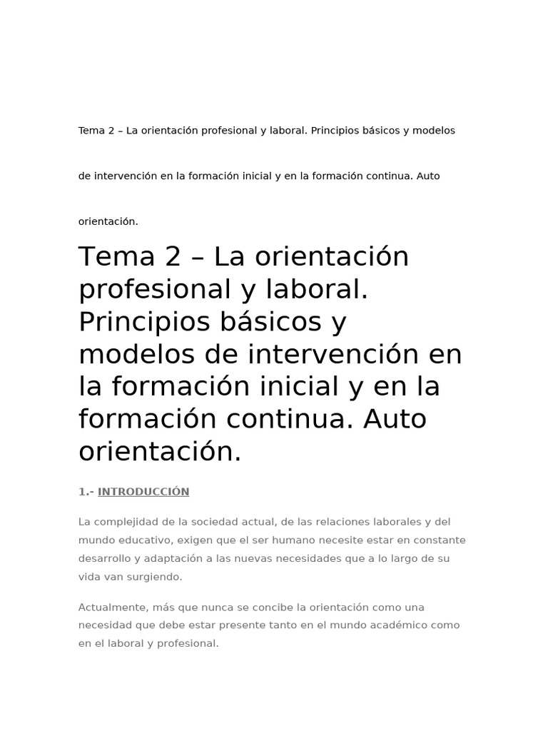 Tema 2 C | PDF | Maestros | Aprendizaje