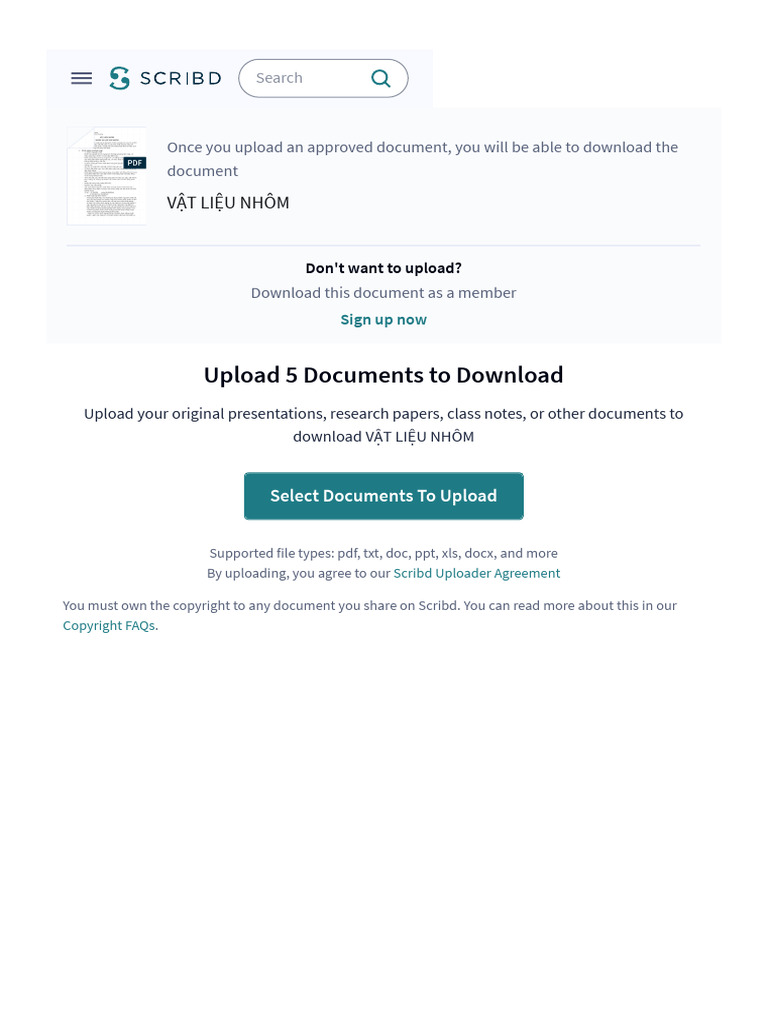 Upload A Document - Scribd | PDF | Scribd | Computing