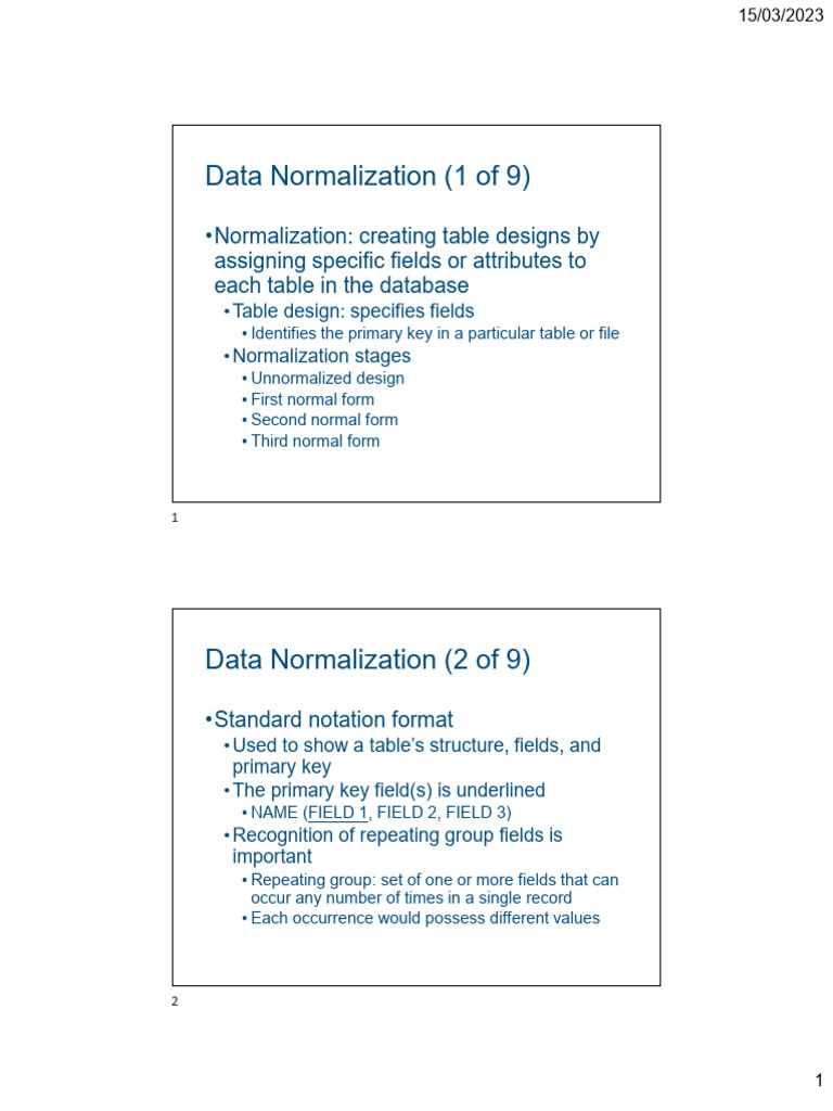 Normalisation (Tilley) | PDF | Information Retrieval | Data Model