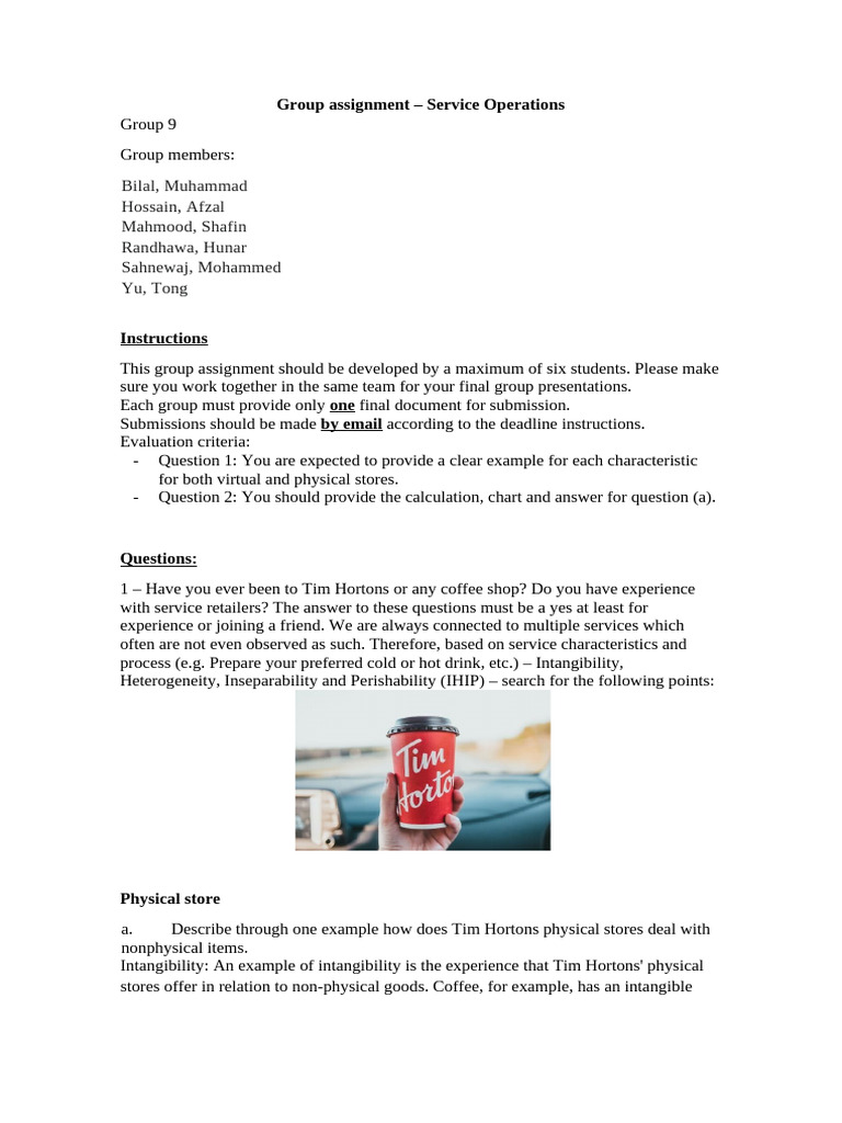 Group Assignment 4 | PDF | Baking | Coffee