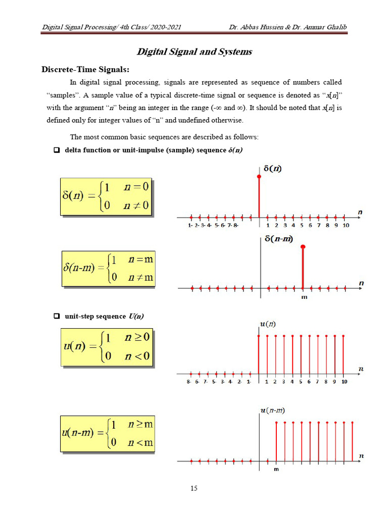DSP_Lec3 | PDF | Mathematics | Mathematical Analysis