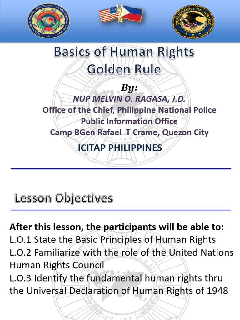 2024 Newest Basics of Human Rights Golden Rule | PDF | Human Rights ...