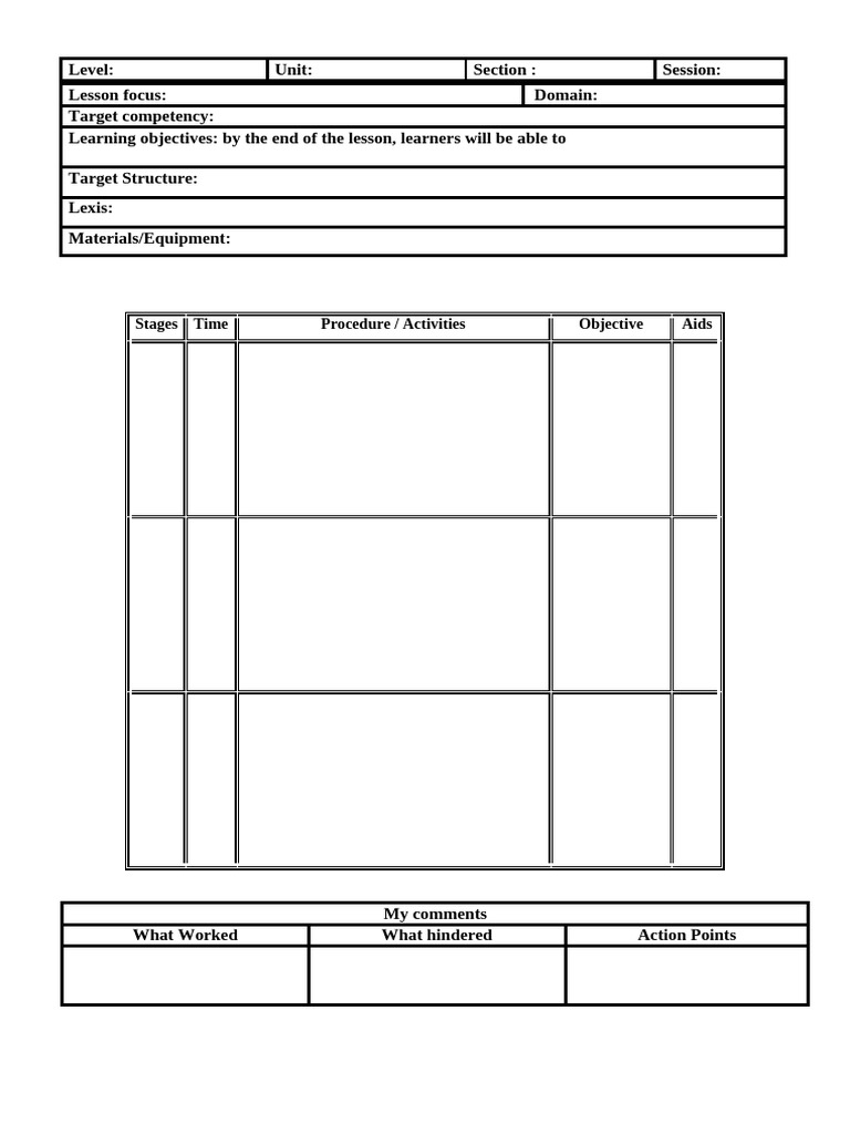 Lesson Plan Sample (2024 - 2025) | PDF | Career & Growth | Computers