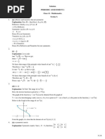 Allen Maths Module Solutions 2025 | PDF | Mathematical Objects ...