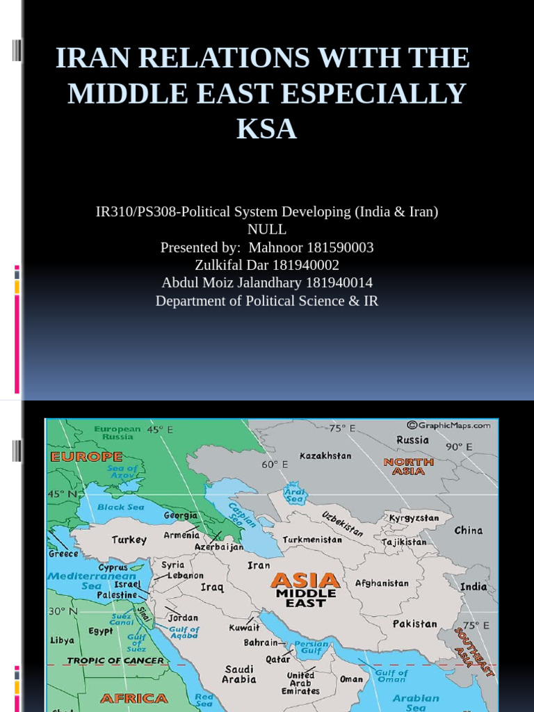 Iran Relations With ME & KSA | PDF | Gulf Cooperation Council | Israel