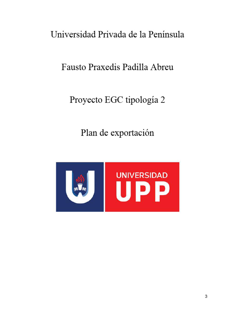 Proyecto EGC Fausto Padilla | PDF | Arancel | Business