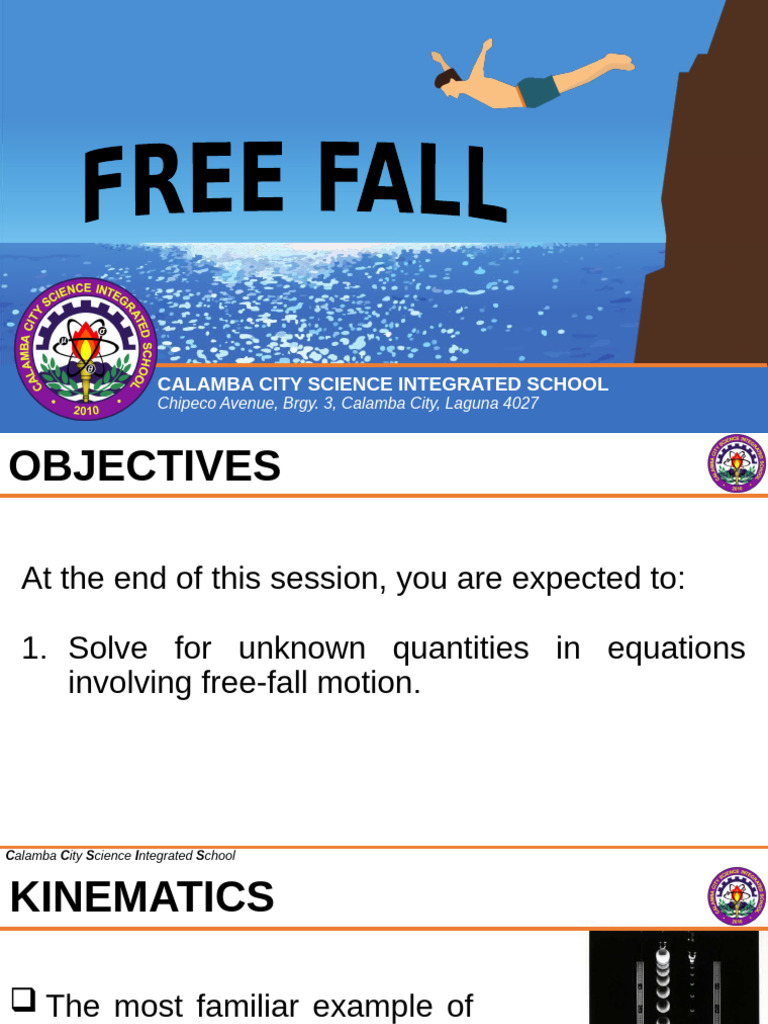 Free Fall | PDF | Acceleration | Mass