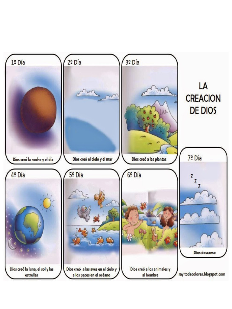 Los 7 Días de la Creación de Dios | PDF | Ciencia y matemáticas