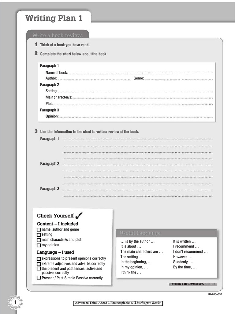Advanced Think Ahead 3 | PDF