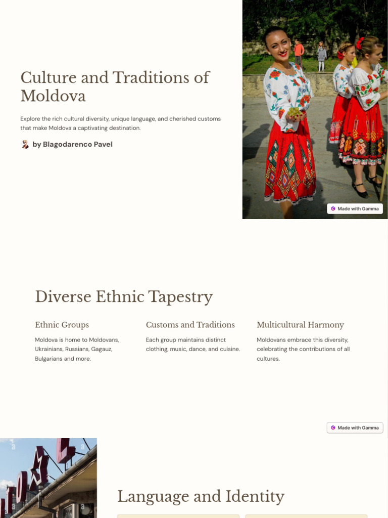 Culture and Traditions of Moldova | PDF