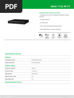 Datasheet iNVD 3032 | PDF | HDMI | Endereço de IP