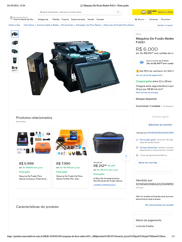 Maquina de Fusão Redex Fs02+ | PDF | Hardware de computador | Informática