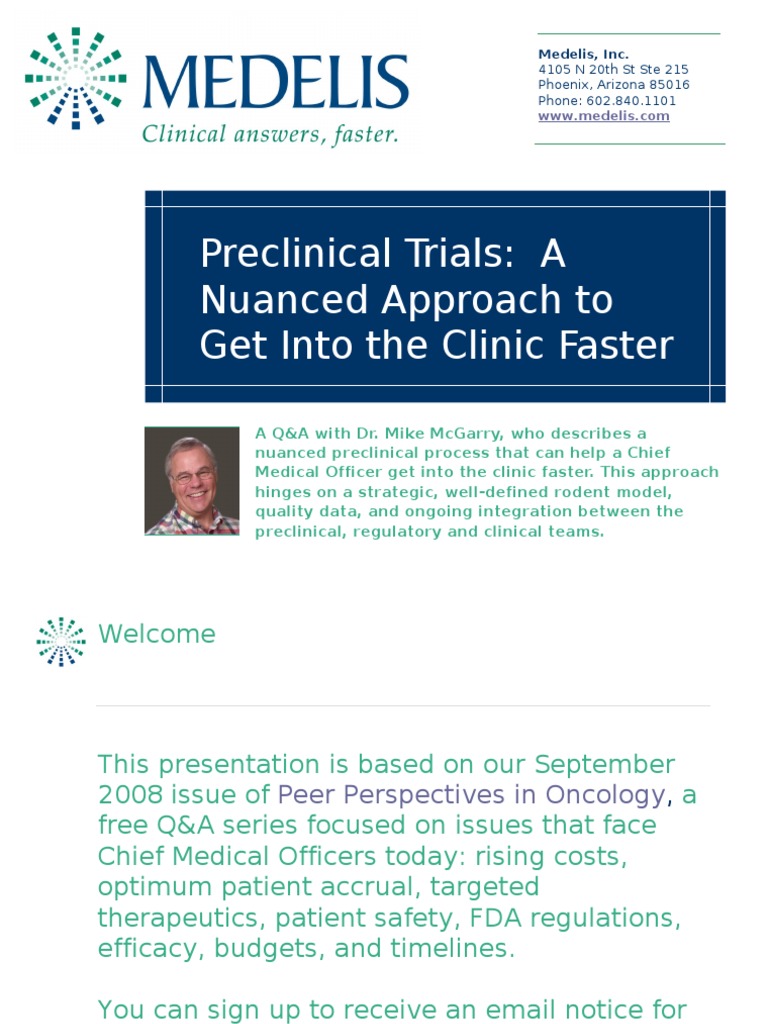 Preclinical Trials: A Nuanced Study Process To Get Into The Clinic ...