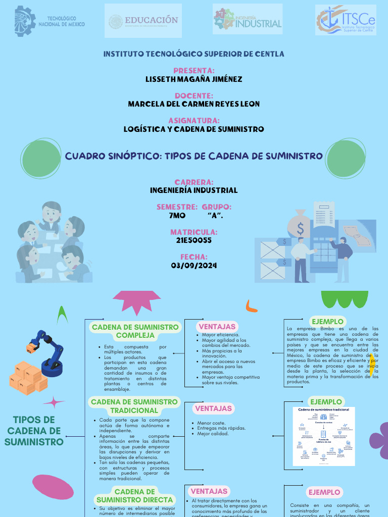 Tipos de Cadena de Suministros-Lisseth Magaña Jiménez | PDF | Cadena de ...