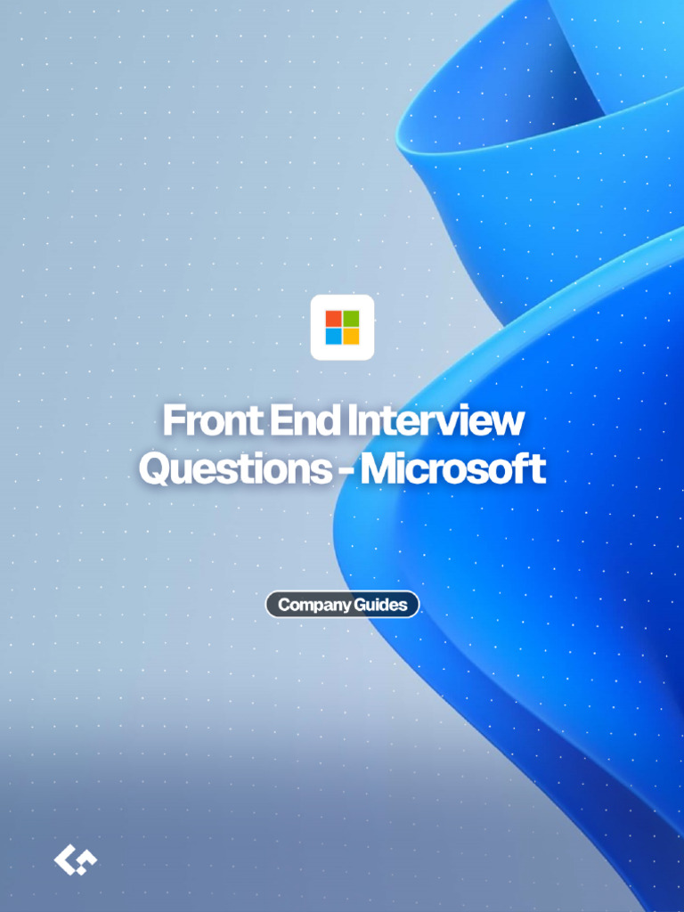 Front End Interview Questions - Microsoft - GreatFrontEnd | PDF