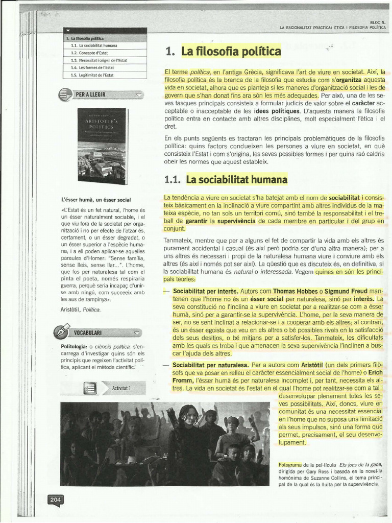 Els Fonaments Filosòfics de L'estat | PDF