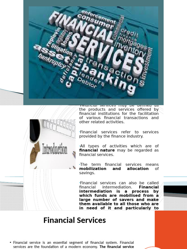 Module 1. Introduction To Financial Services | PDF | Securities ...