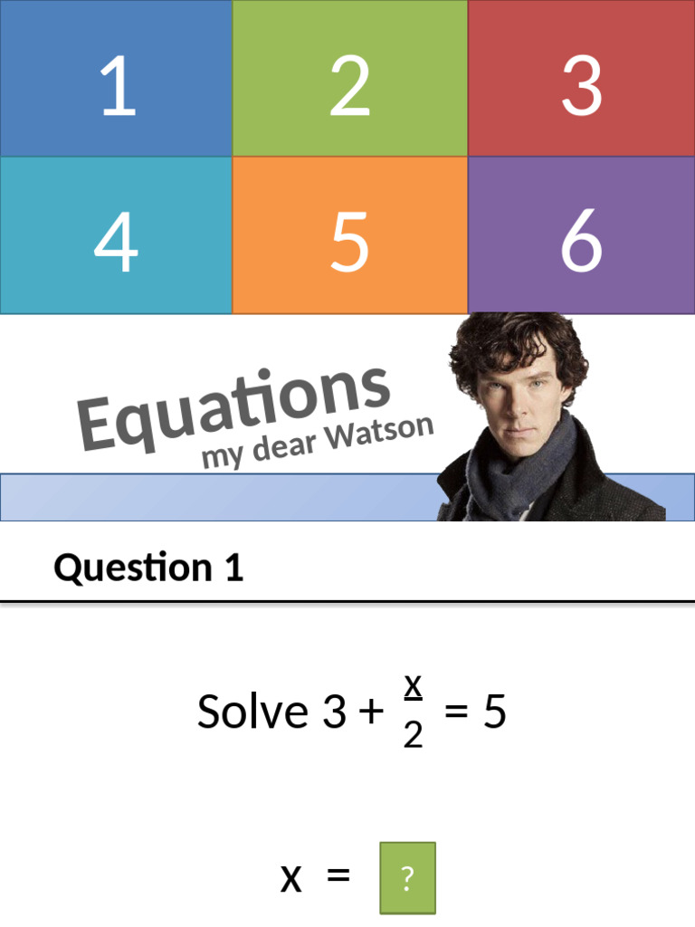 Sherlocked Yr7 Equations | PDF