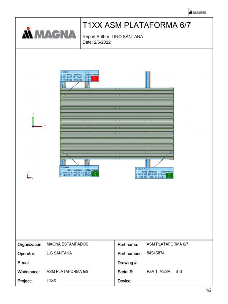 T1XX Asm Plataforma 6-7 Mesa B-B 06-Feb-22 | PDF