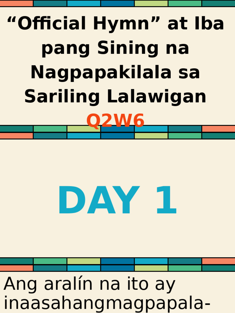 Araling Panlipunan-Q2W6 | PDF