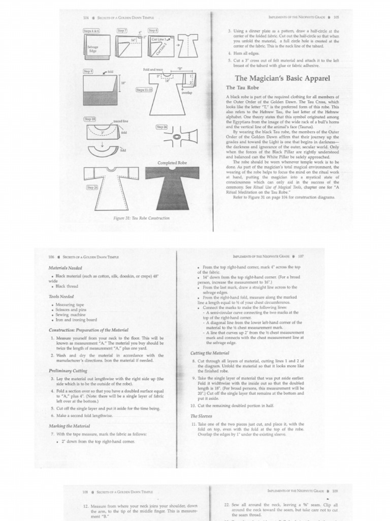 tau-robe | PDF | Hermeticism | Spiritual Organizations