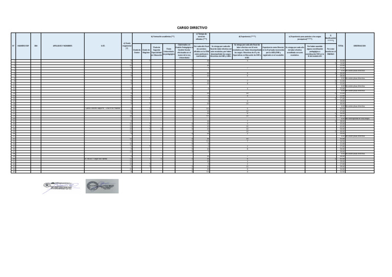 Postulantes Cargo Directivo | PDF