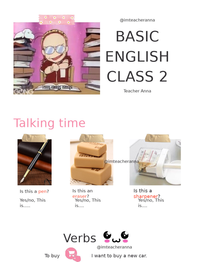 Basic English Class 2 - Intensive | PDF | English Language | Linguistics